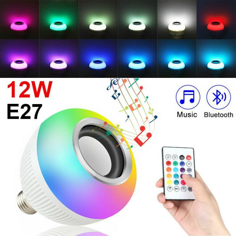 Loa Bluetooth không dây tích hợp bóng đèn LED thông minh có điều khiển ...