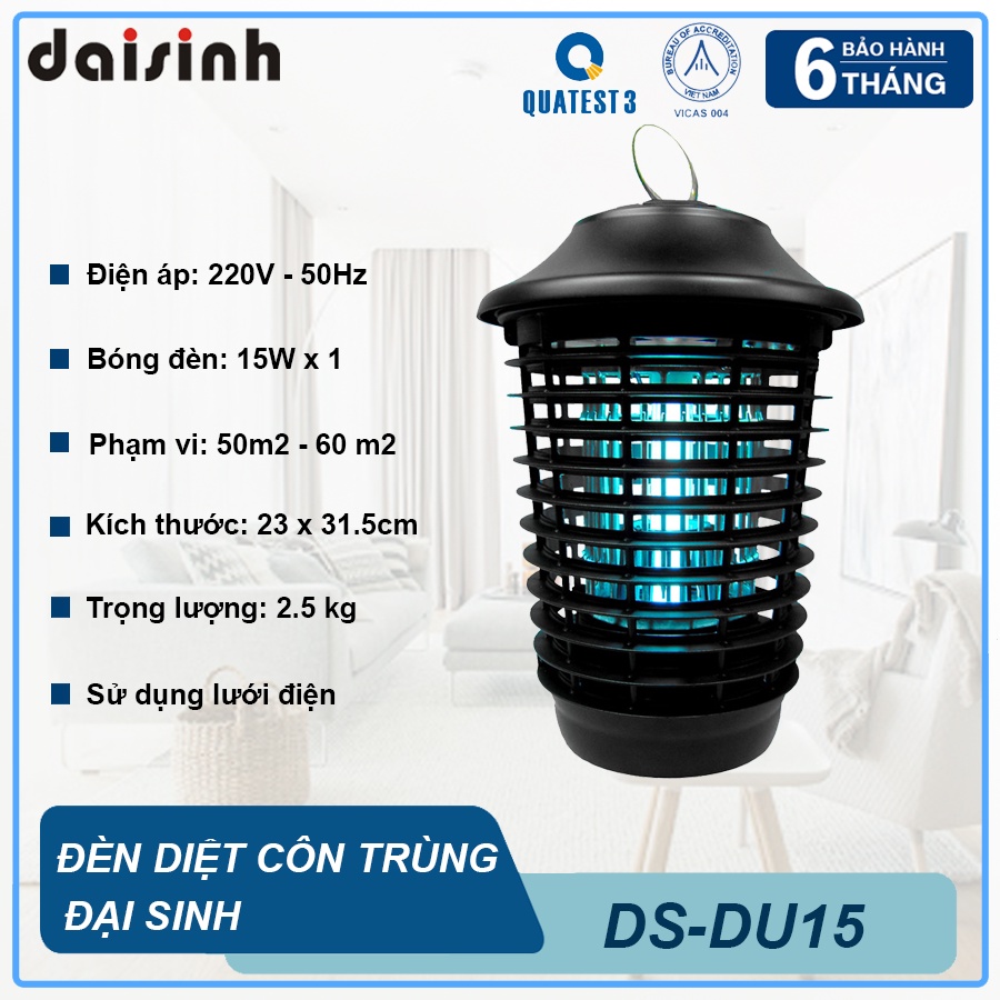 Đèn diệt côn trùng Đại Sinh DS-DU15 15W | Shopee Việt Nam