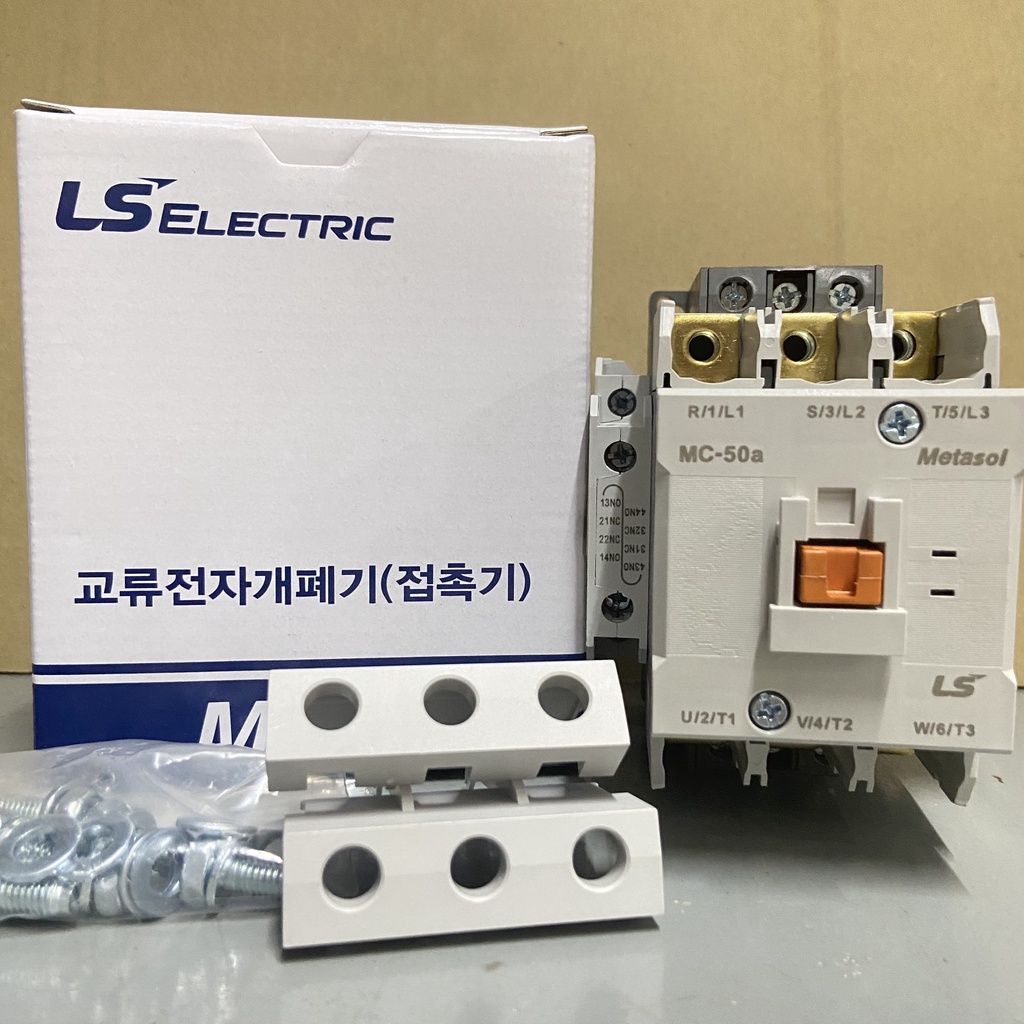 Khởi Động Từ Contactor MC-50a 3P 50A Coil 220VAC | Shopee Việt Nam