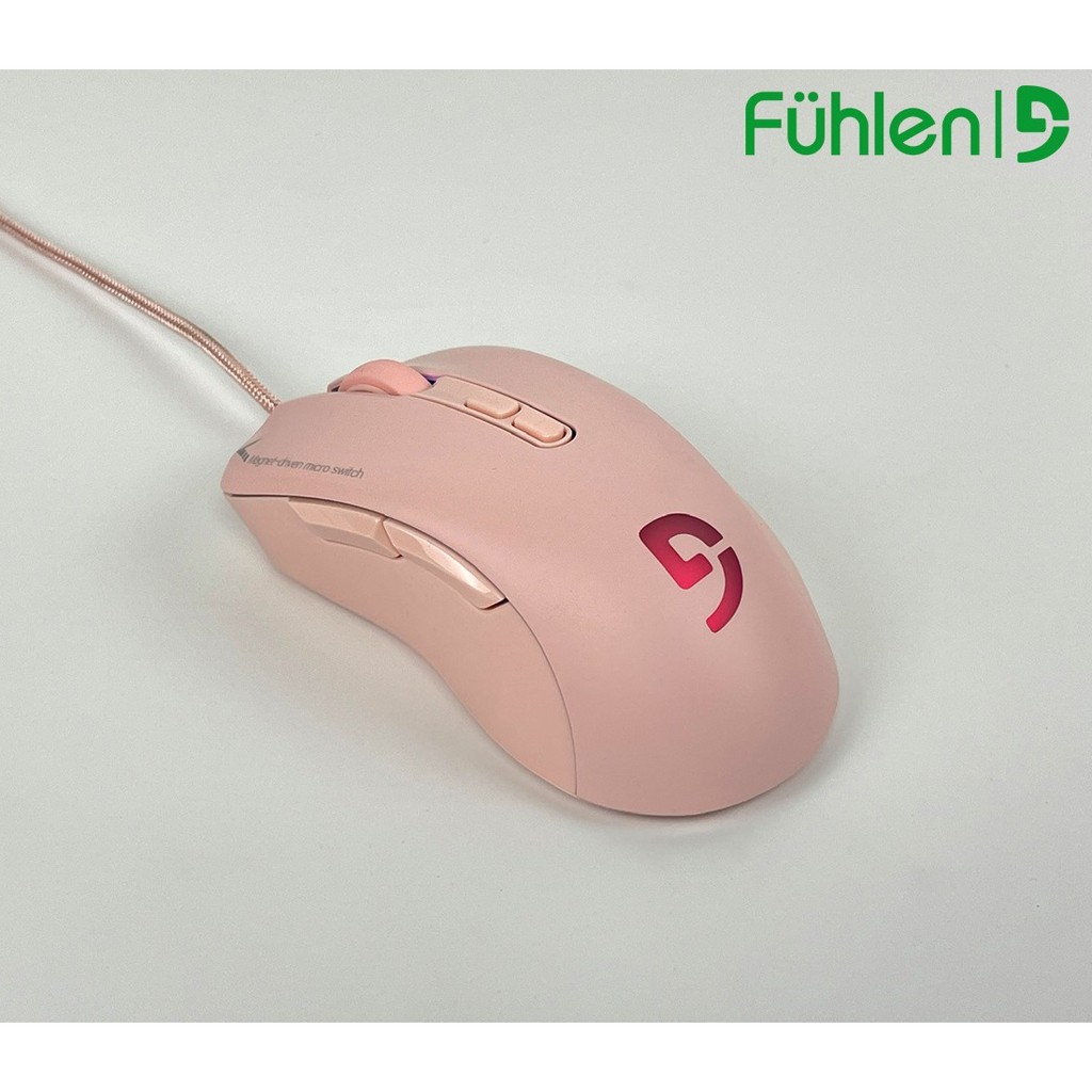 Giá siêu sốc Chuột Fuhlen G90 pink chính hãng led RGB Bảo hành 2 năm ...