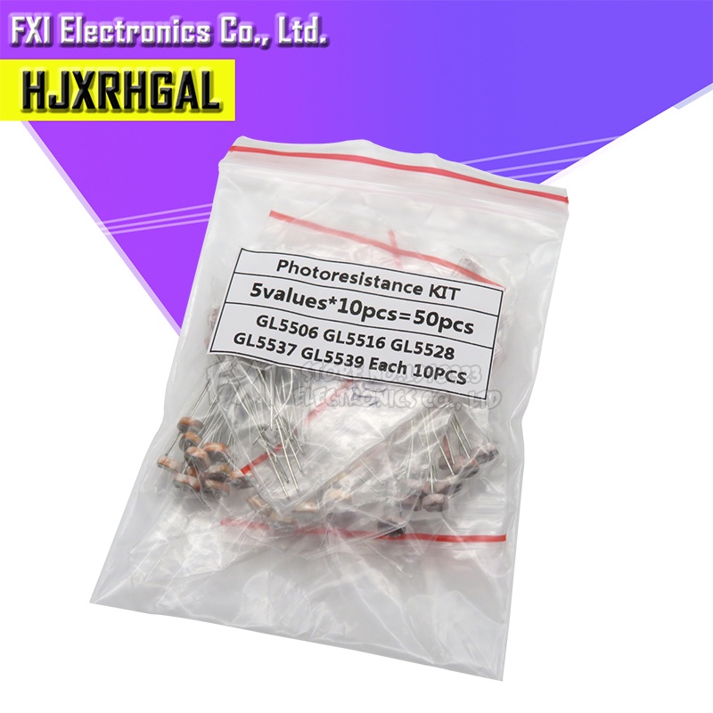 Set 50 Điện Trở Quang GL5506 GL5516 GL5528 GL5537 GL5539 (50 Cái ...
