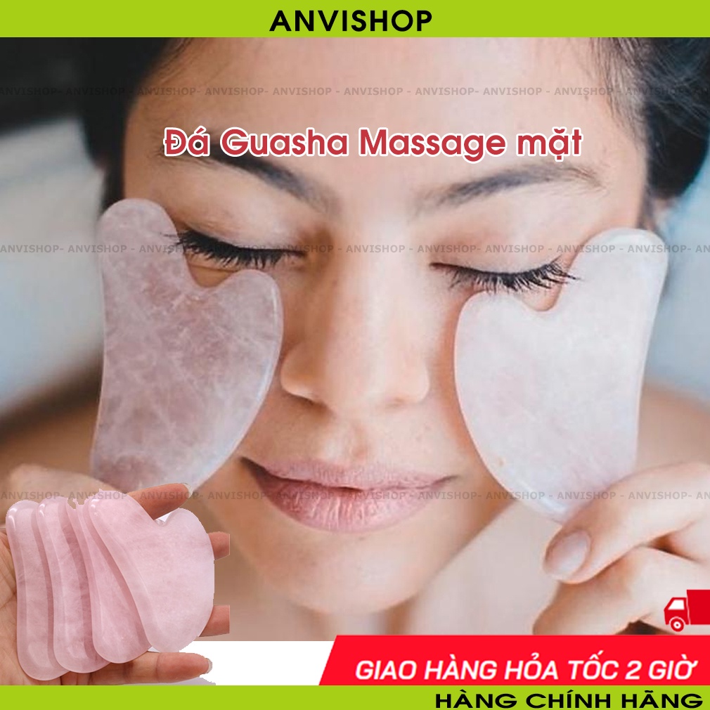 Mát Xa Gua sha massage mặt và cơ thể - guasha giả đá dùng siêu thích ...