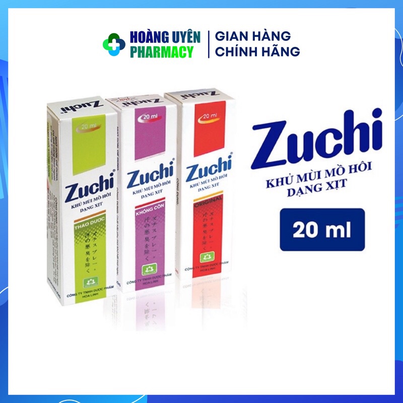 Xịt khử mùi Zuchi Hoa Linh - 20ml | Shopee Việt Nam