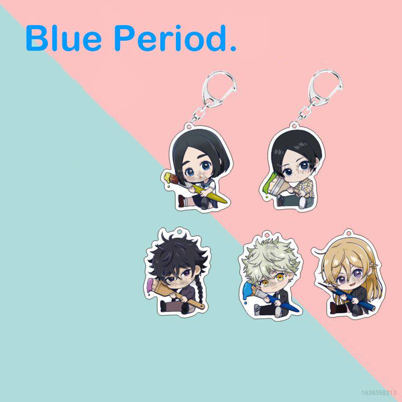Móc gắn chìa khóa hình Yaguchi Yatora Ayukawa Ryuji hoạt hình Blue ...