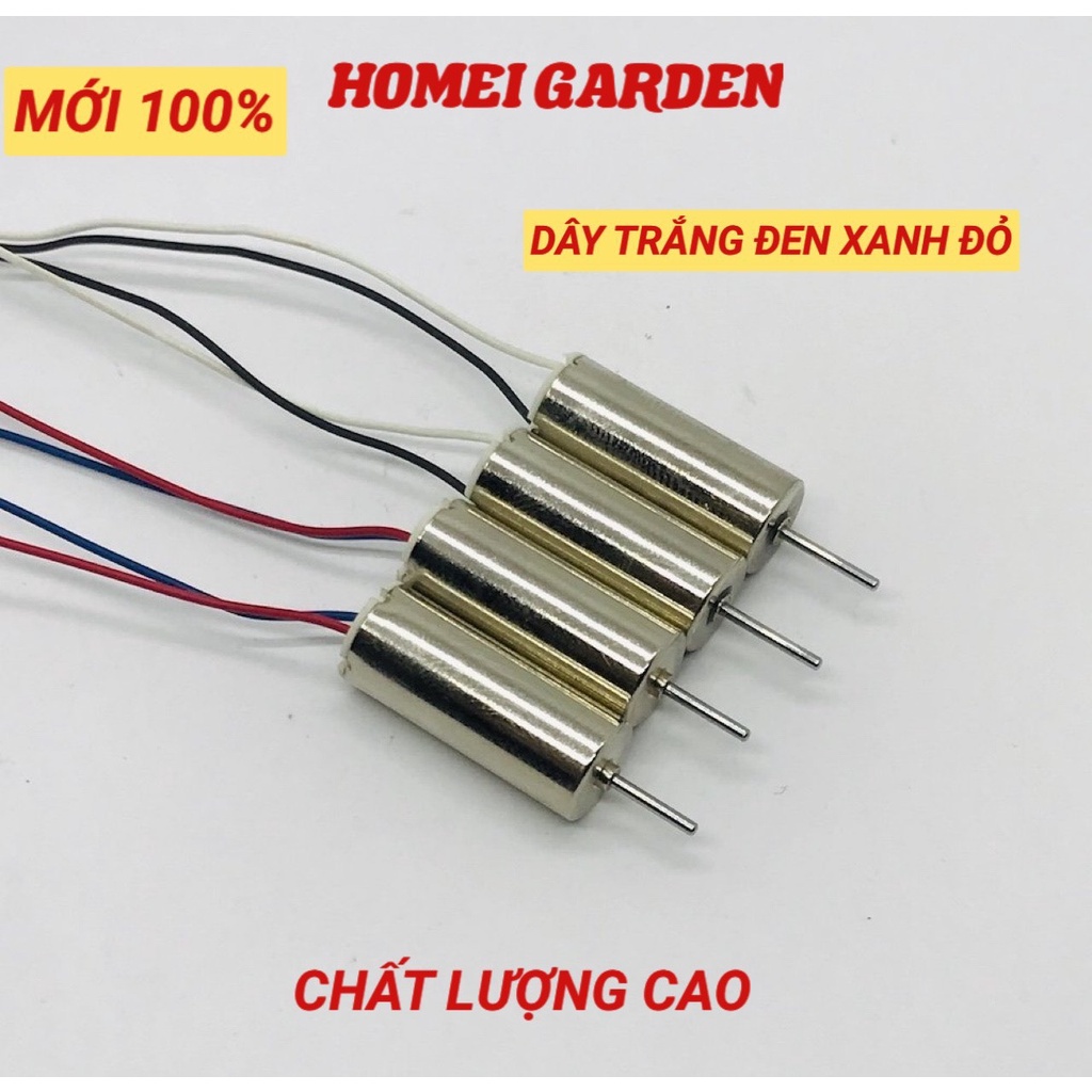 2 Motor máy bay mini 820 dây xanh đỏ 3.7V từ tính mạnh tốc độ 48000 RPM - D0248 | Shopee Việt Nam