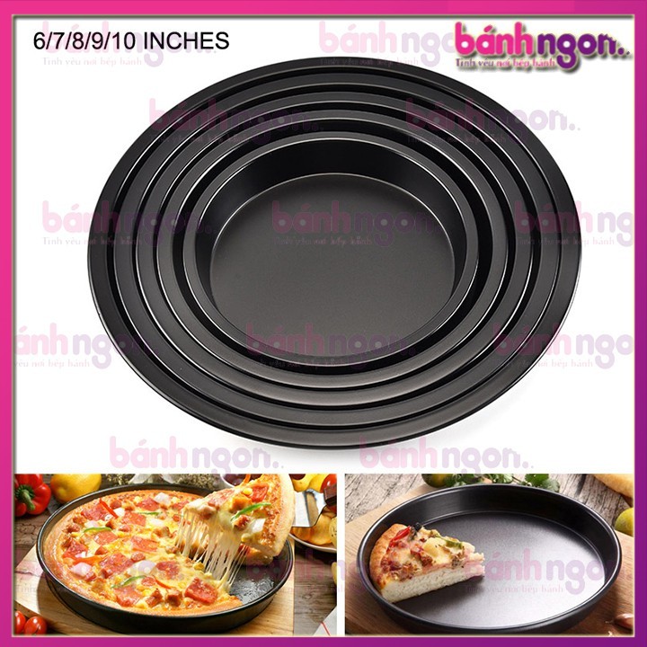 Khay Nướng Pizza Chống Dính 6-7-8-9-10inch | Shopee Việt Nam