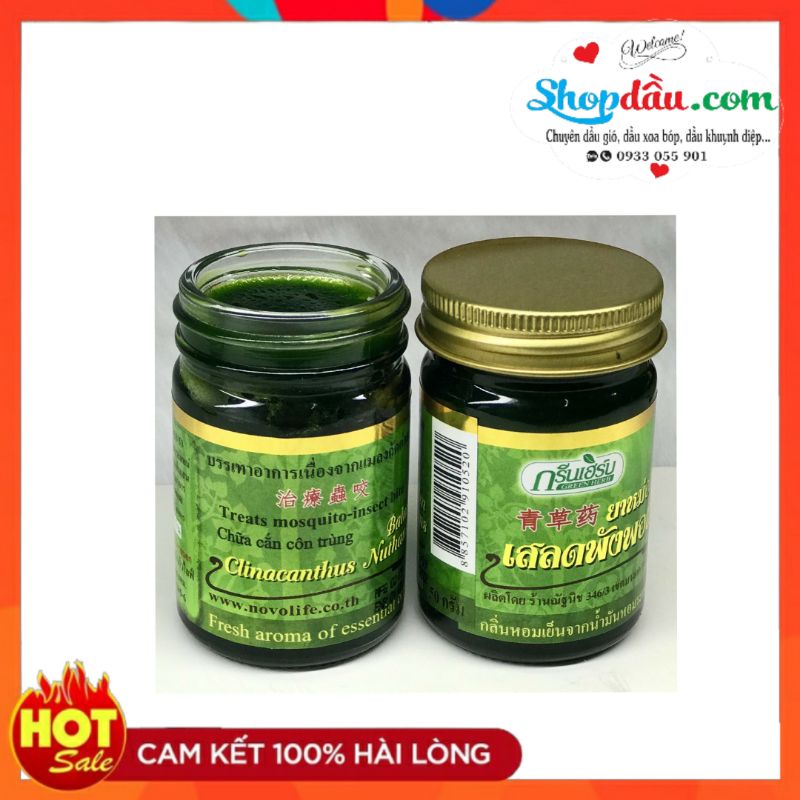[Hàng Chuẩn] Dầu cù là Balm Hop Headed Barleria Thái Lan 50g | Shopee ...