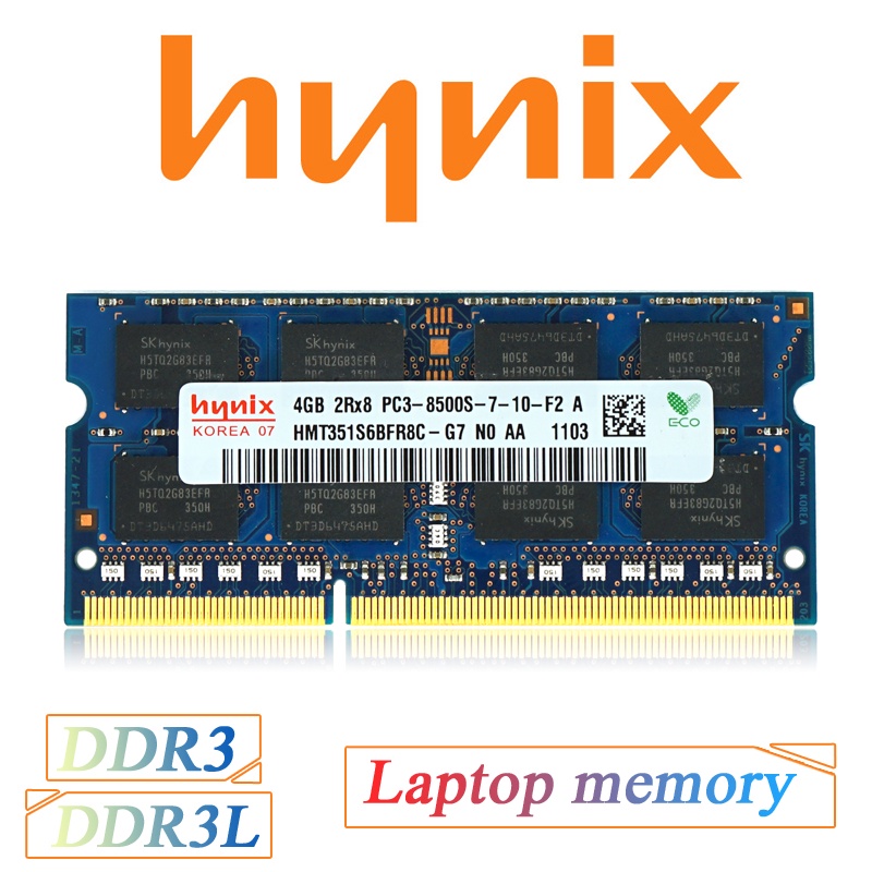 Bộ Nhớ RAM Hynix DDR3L 4GB 8GB 1600MHz 1333MHz 1066MHz SODIMM Cho Laptop | Shopee Việt Nam