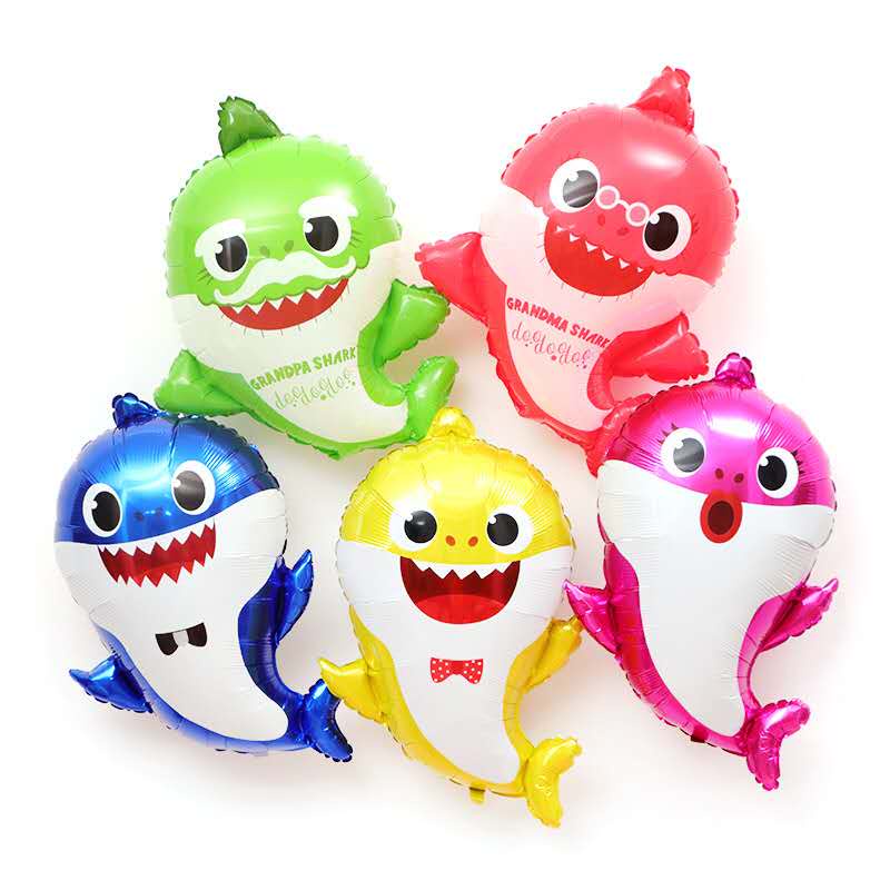 Bóng tráng nhôm hình BABY SHARK (66 x 45cm) | Shopee Việt Nam