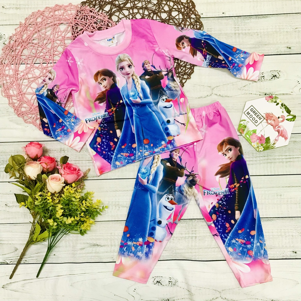 Bộ dài elsa bé gái 10kg-13kg | Shopee Việt Nam