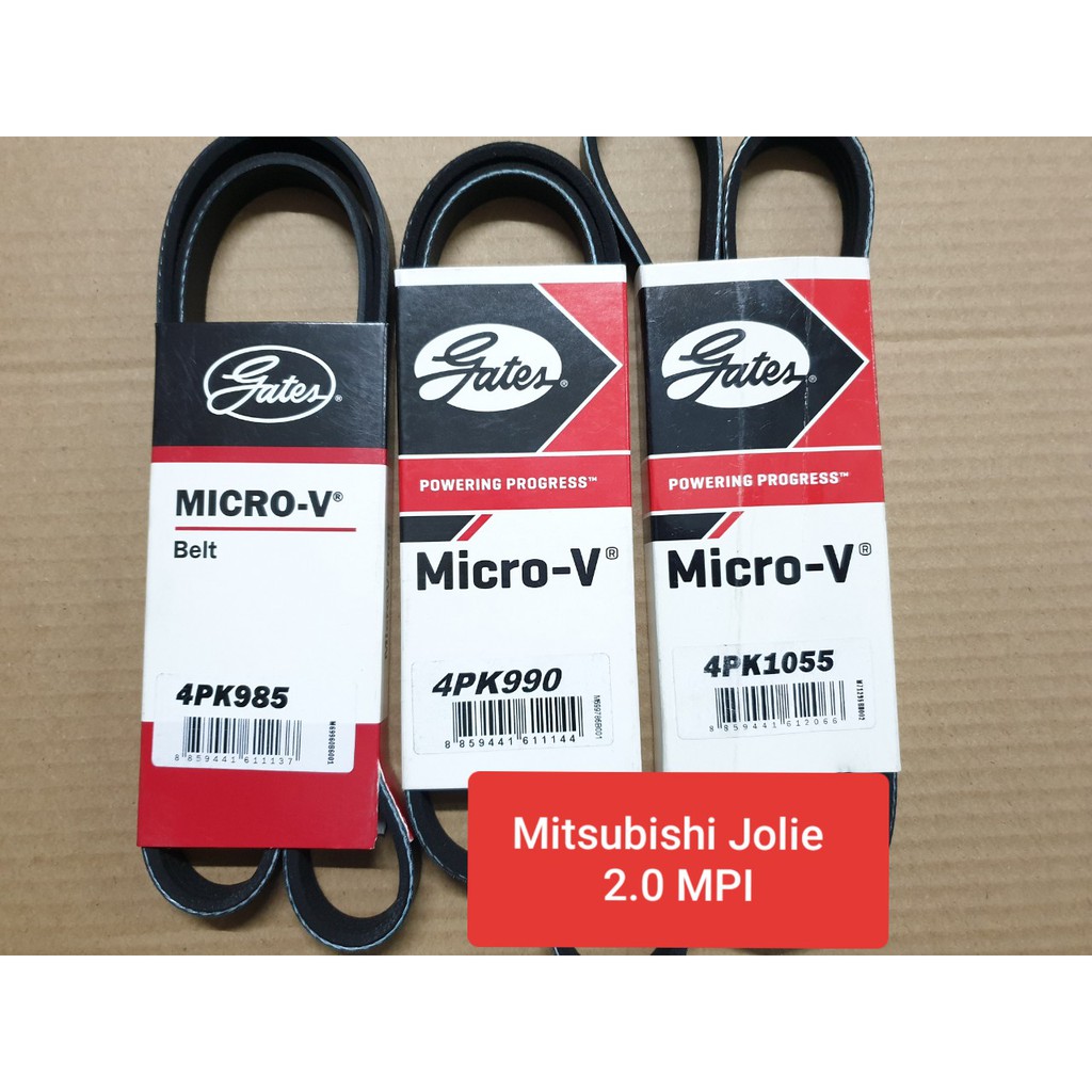 (Curoa Jolie Gates) Bộ Dây Curoa xe Mitsubishi Jolie 2.0 MPI - hiệu ...