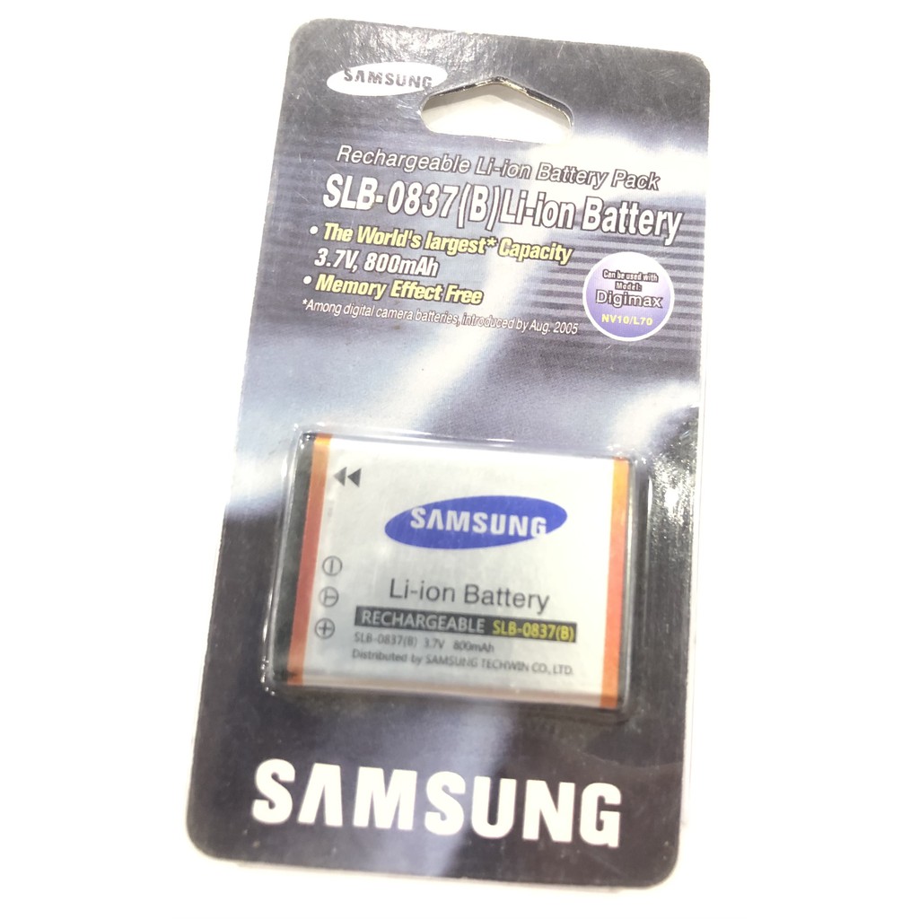 Pin thay thế pin máy ảnh cho SamSung SLB-0837B | Shopee Việt Nam