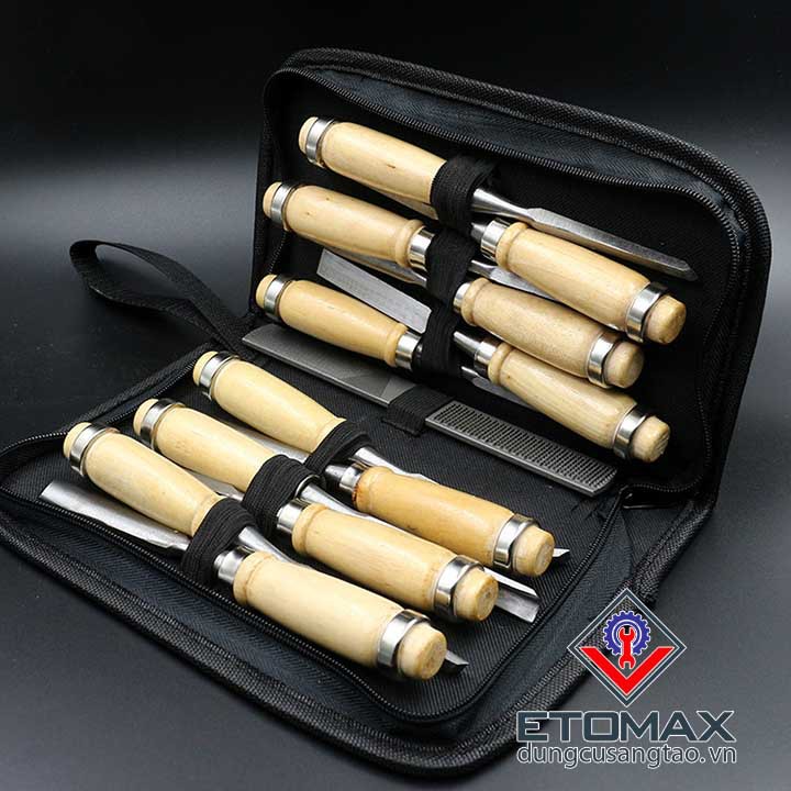 Bộ dụng cụ 12 cây đục, tiện gỗ cao cấp v2 | Shopee Việt Nam