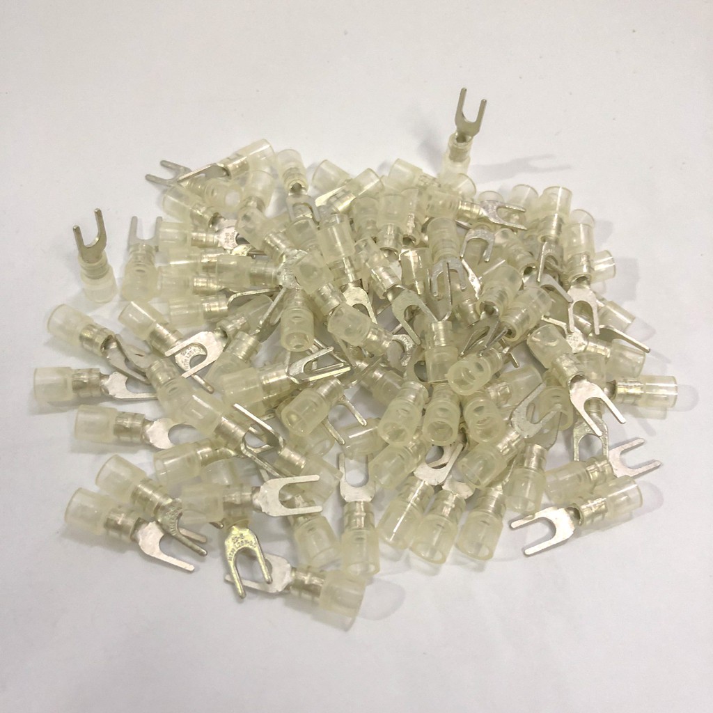 Đầu Cosse chữ Y Nichifu bọc nhựa cách điện TMEV 1.25Y - Hộp 100 cái | Shopee Việt Nam