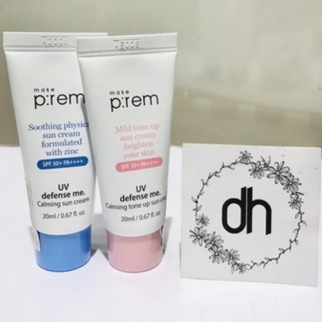 Kem Chống Nắng Vật Lý Make P:rem Prem Sun Cream SPF 50+ PA++++ Minisize ...