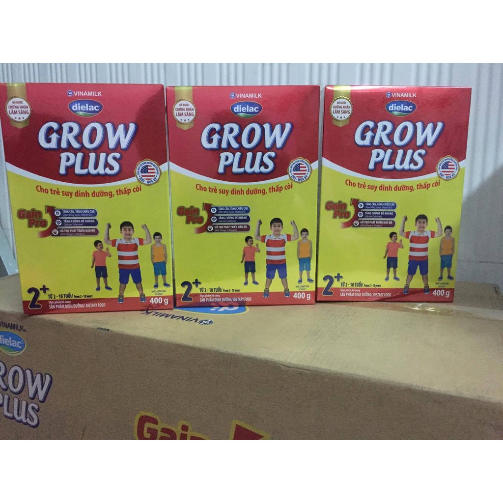 Sữa Bột Grow Plus đỏ Hộp Giấy 400g Shopee Việt Nam