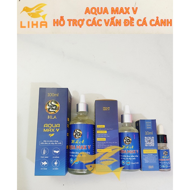 Aqua Max V - Aquamax 5 Ngừa Nấm Đen, Nấm Trắng, Xù Vảy, Đục Mắt Cho Cá ...