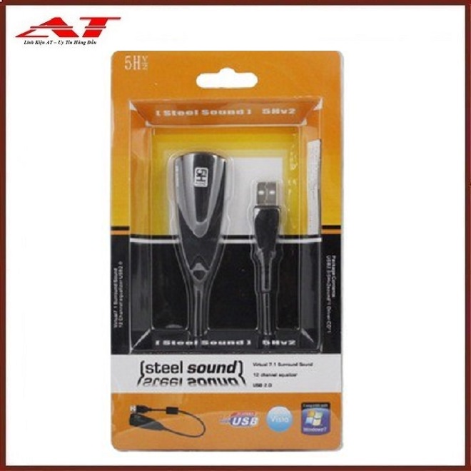 [USB ra Sound 7.1 H5v2] Cáp Nối USB Ra Sound Virtual 7.1 5HV2 Surround ...