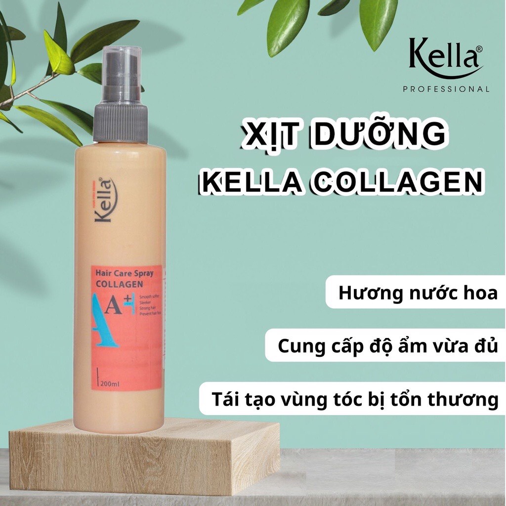 DATE 2026 XỊT DƯỠNG TÓC COLLAGEN KELLA A+ - HÀNG CHÍNH HÃNG CÔNG TY ...