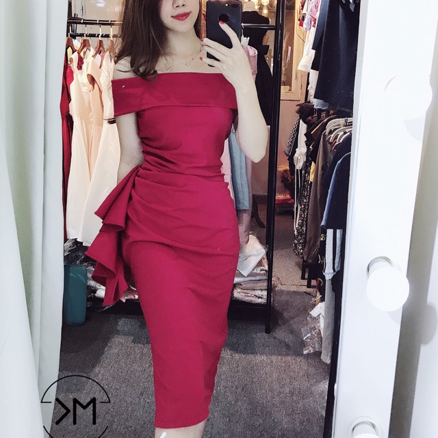 Váy body trễ vai | Shopee Việt Nam