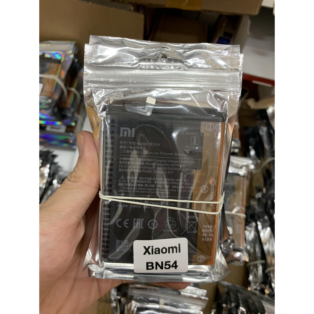 Pin Redmi Note 9 zin chính hãng, Mã pin BN54, Dung lượng 5020mAh ...