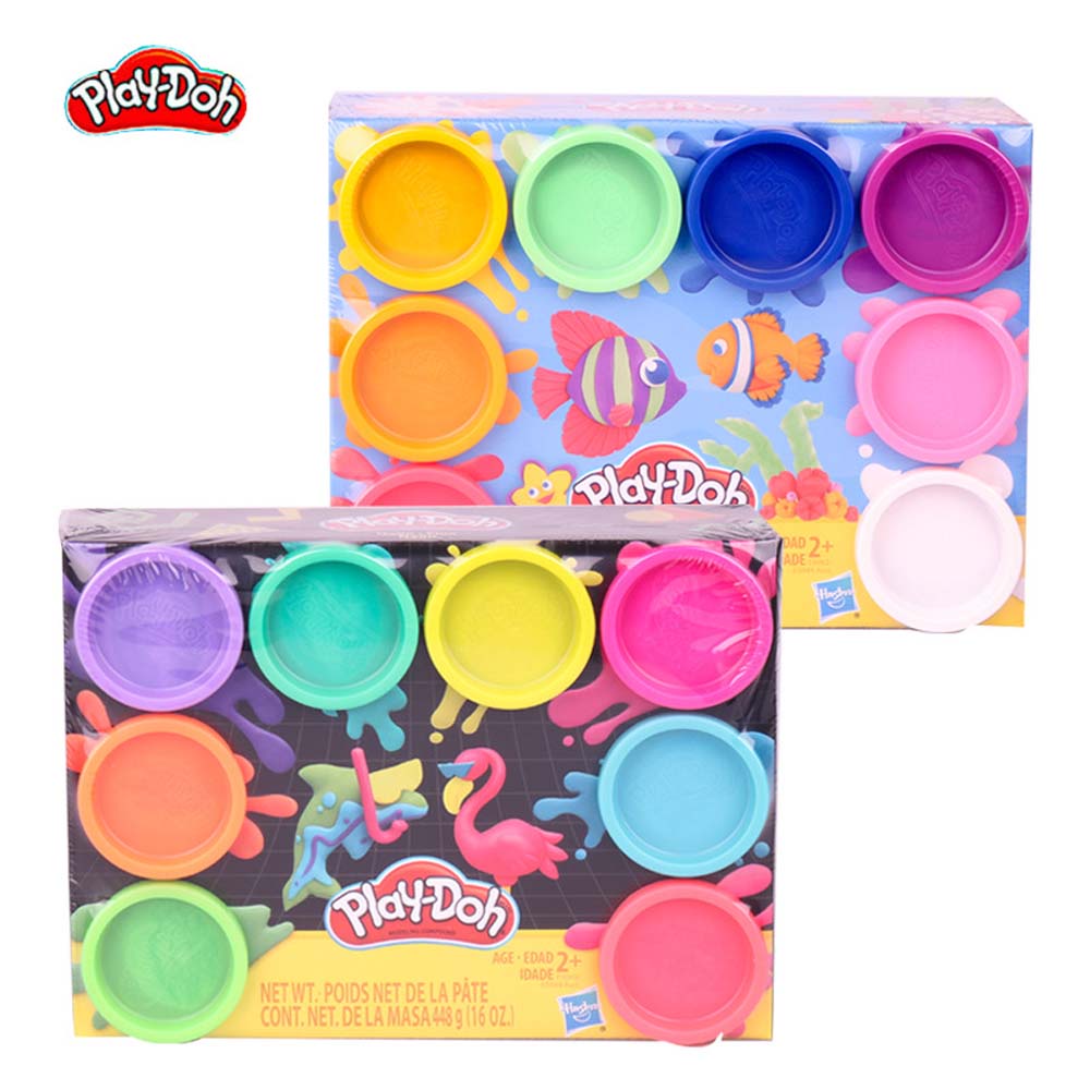 PLAY-DOH 8 Colours Pack Non-Toxic Modeling Compound Starter Set for ...