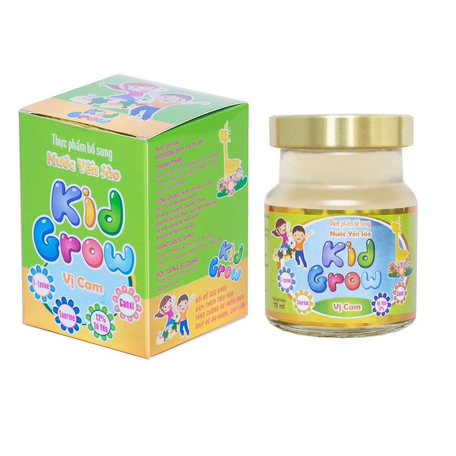 Nước yến sào Kid Grow - Lọ 70ml | Shopee Việt Nam