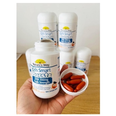 Viên nhai Nature’s Way Kids Smart Triple Strength DHA 300mg 50 viên ...