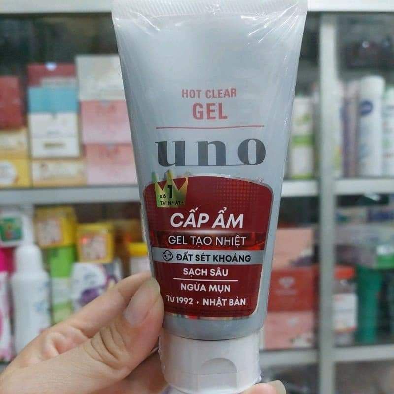 GEL RỬA MẶT TẠO NHIỆT CẤP ẨM SÂU CHO NAM UNO 120G TỪ ĐẤT SÉT KHOÁNG, HÀNG CHÍNH HÃNG | Shopee ...
