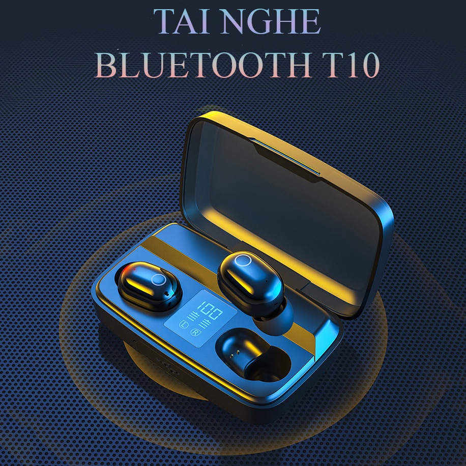 Tai Nghe Blutooth T10 TWS cao cấp chống ồn, chất lượng âm thanh chân ...