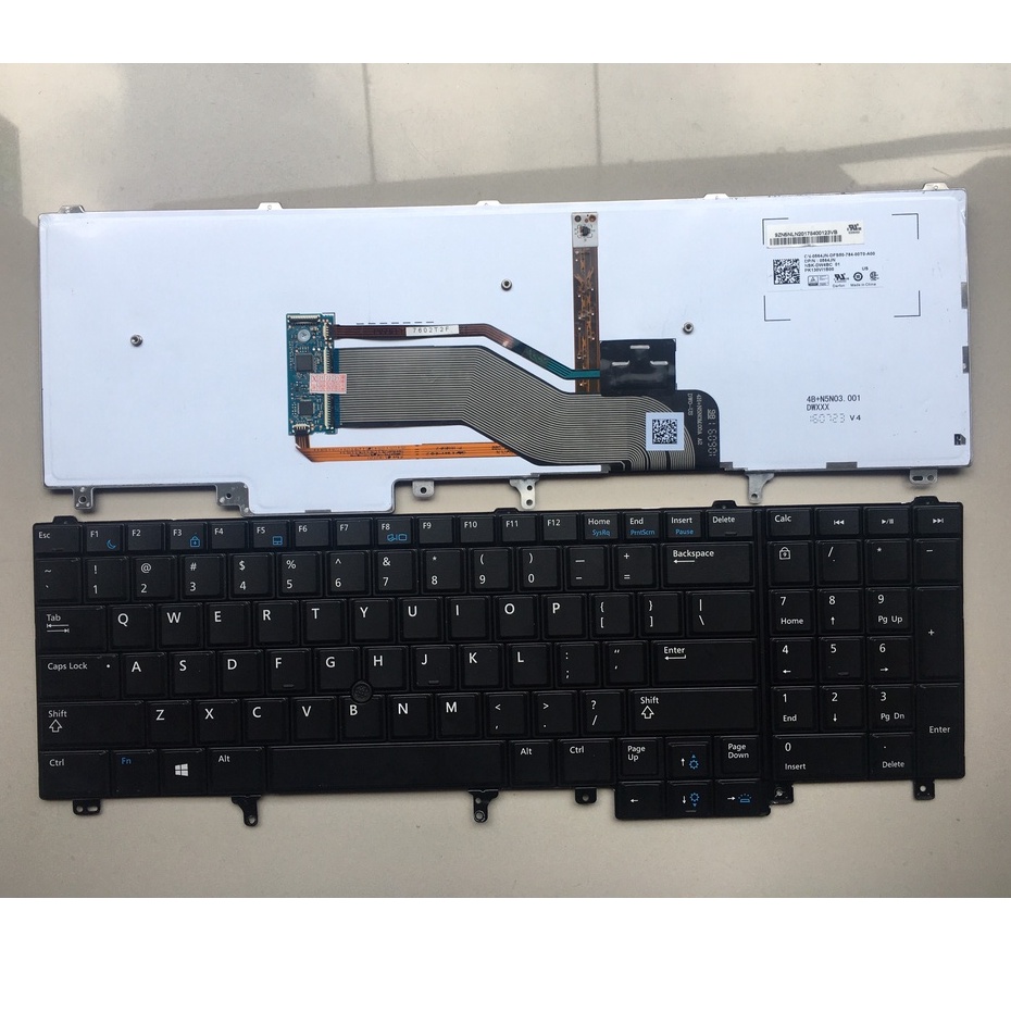 Bàn Phím Laptop DELL E6520 E6530 E6540 - Precision M6700 New Zin Có Led Có Chuột | Shopee Việt Nam