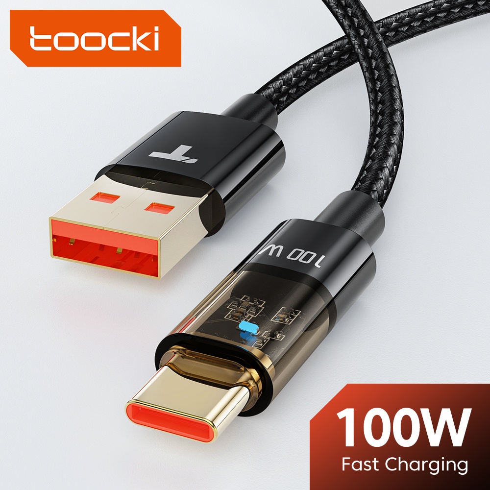 Dây cáp sạc nhanh TOOCKI 6A USB type C 100W chất lượng cao chuyên dụng | Shopee Việt Nam
