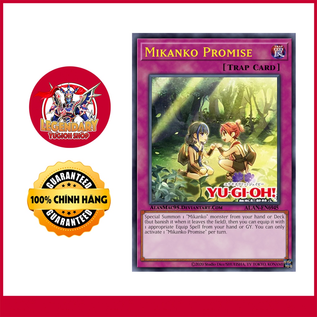 [Thẻ Bài Yugioh Chính Hãng] Mikanko Promise | Shopee Việt Nam