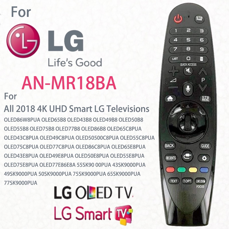 Điều Khiển Từ Xa MR18BA Cho Tất Cả LG 2018 4K UHD Smart TV Không Có ...