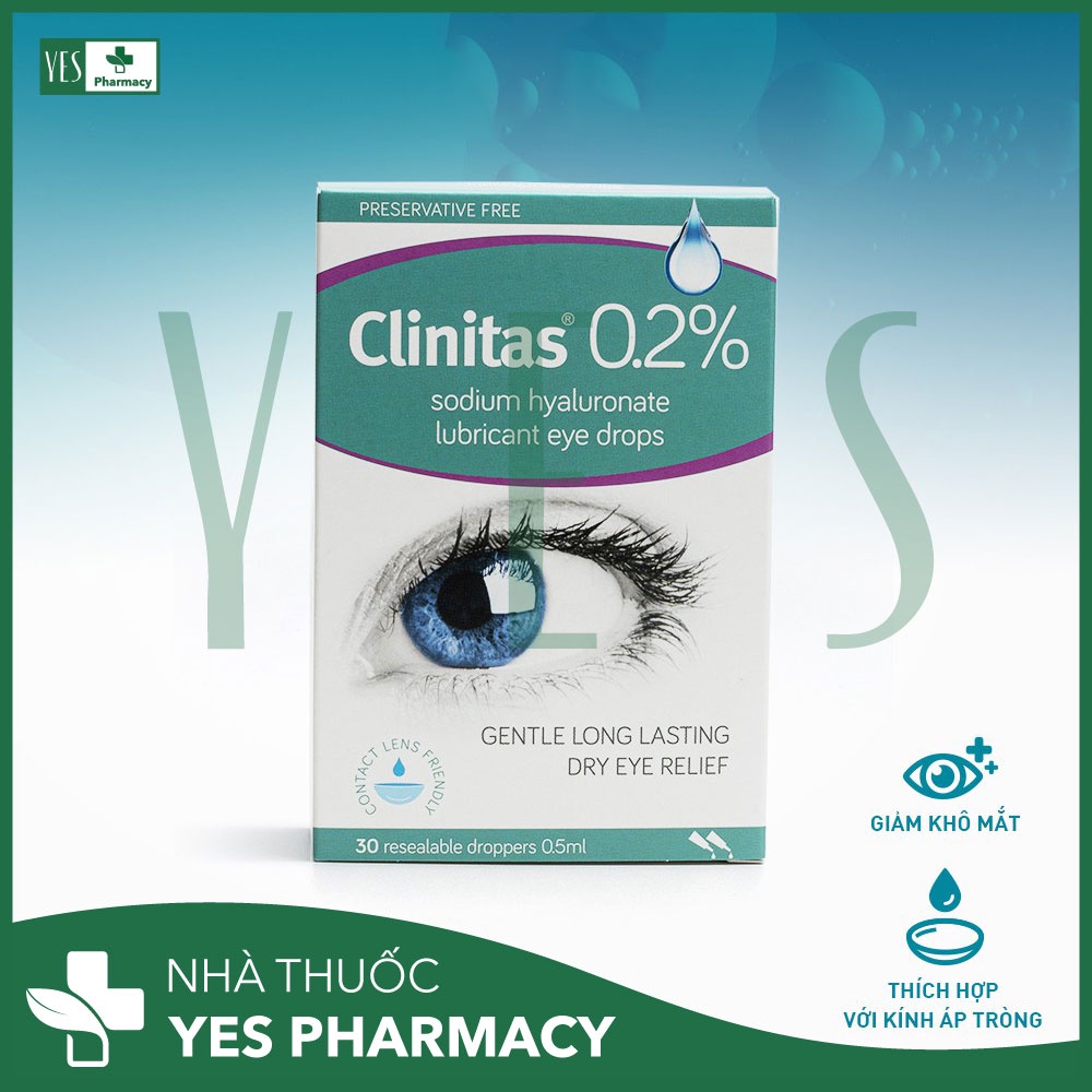 [Chính hãng] Dung dịch nhỏ mắt Clinitas® 0.2% - Nhà thuốc Yes Pharmacy ...