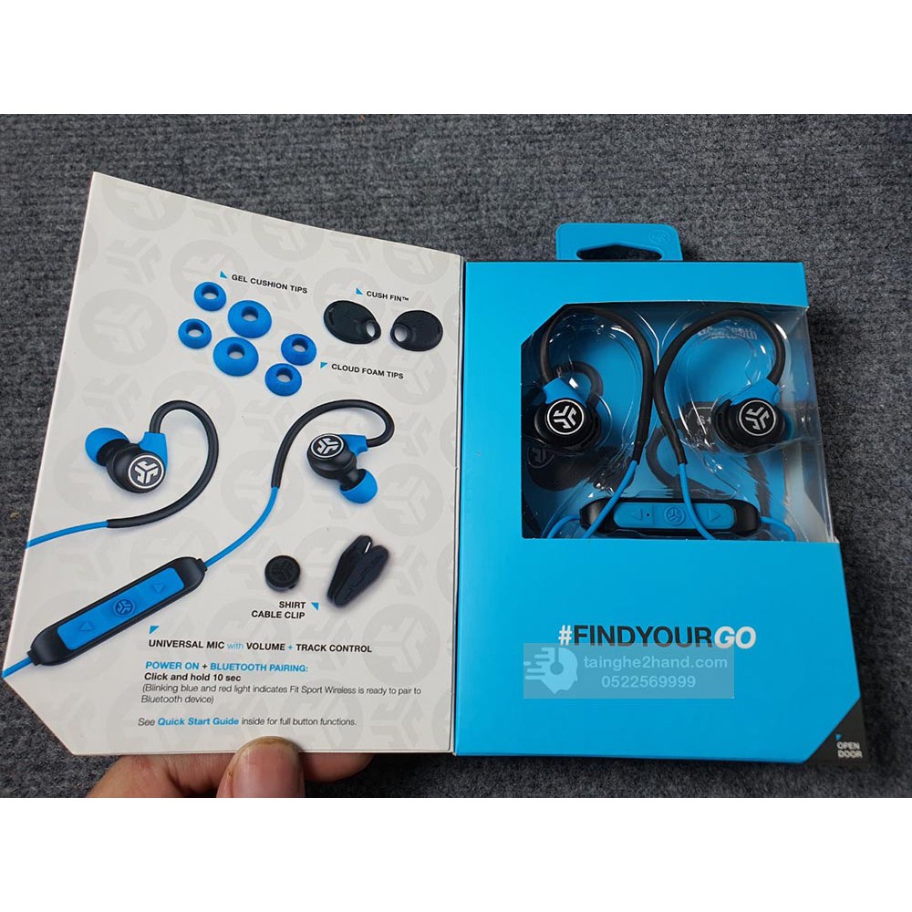 [New]Tai nghe neckband Jlab fitsport wireless có mic | Shopee Việt Nam