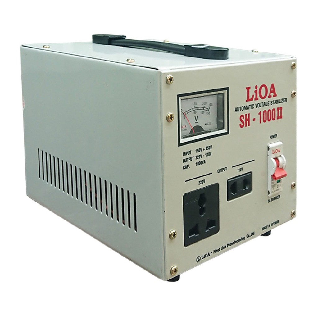 Ổn áp LiOA 1.0KVA SH-1000 II dải 150V-250V | Shopee Việt Nam