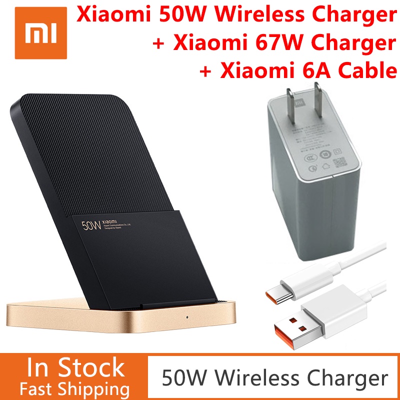 Đế Sạc Nhanh Không Dây Xiaomi 50W Cho Xiaomi Mi 11 12 Pro 42 Phút 100% | Shopee Việt Nam