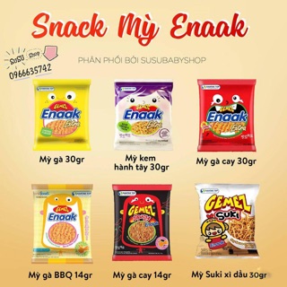 Hộp 30 gói mì cay spicy enaak 14 gram (đen) | Shopee Việt Nam