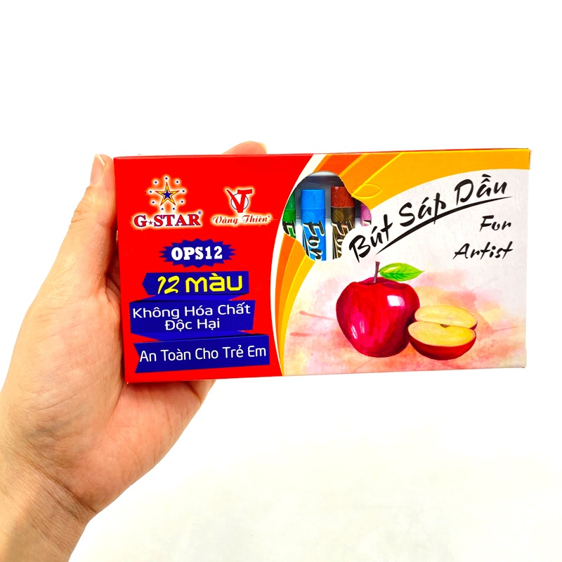 Bút Sáp Dầu 12 Màu Gstar OPS12 | Shopee Việt Nam