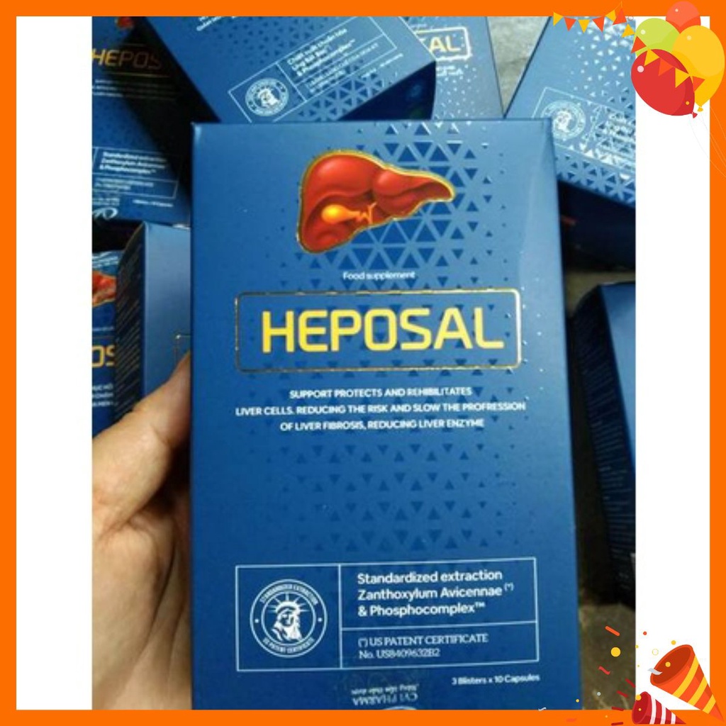 [Nhà thuốc 320]- Viên uống HEPOSAL - Thanh Nhiệt, Giải Độc Gan, Tăng ...
