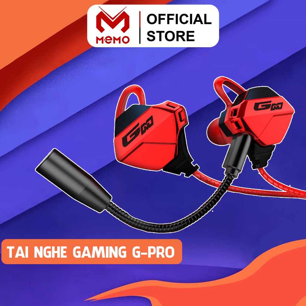 Tai nghe gaming cho điện thoại MEMO G-Pro thiết kế công thái học âm ...