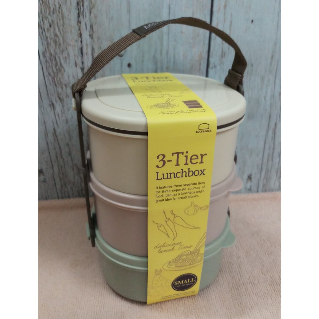 Cặp lồng cơm 3 tầng Lock&Lock HPL770 | Shopee Việt Nam