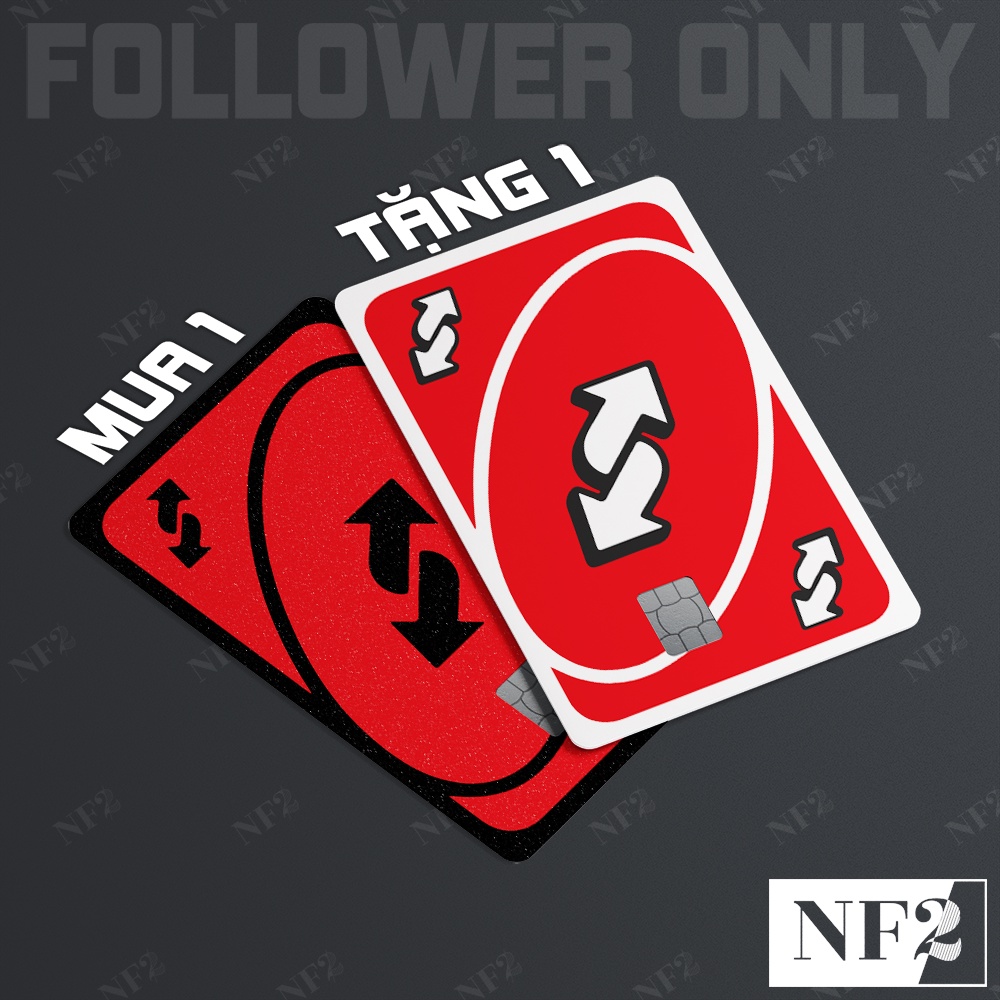 UNO REVERSE CARD - Decal Sticker Thẻ ATM (Thẻ Chung Cư, Thẻ Xe ...
