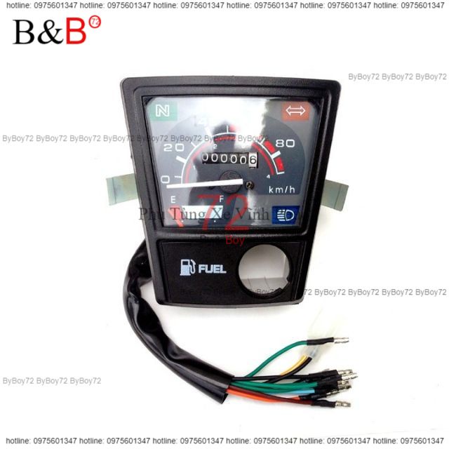 Đồng Hồ Cub 82 Dd Dh Trọn Bộ Mặt Kính Kiếng Công Tơ Mét Xe Máy Honda