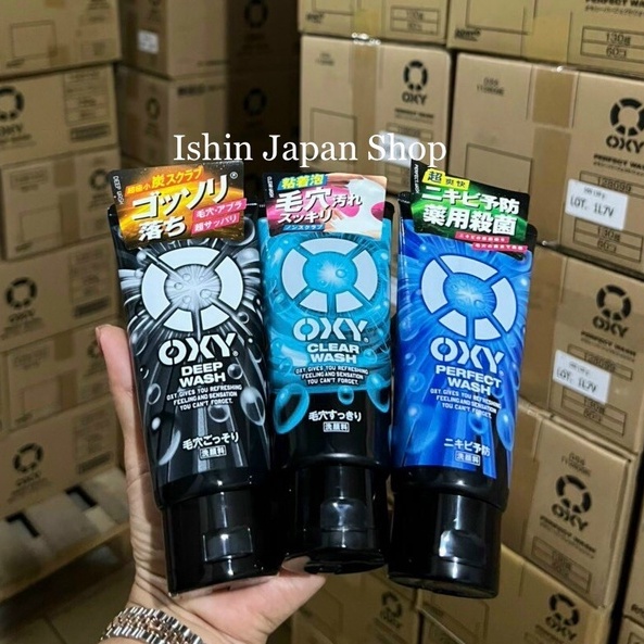 (Nội địa Nhật) Sữa rửa mặt Oxy cho nam Nhật Bản 130g | Shopee Việt Nam