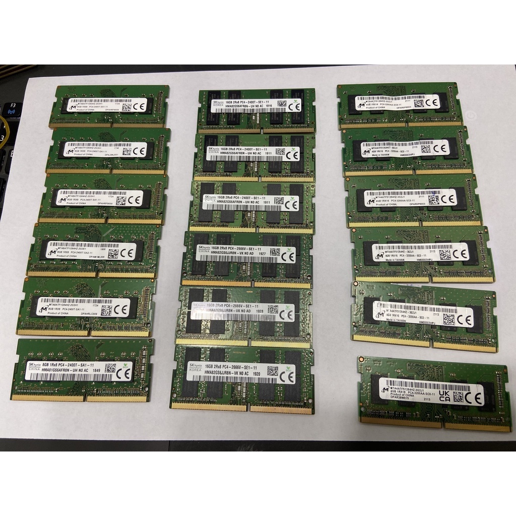 Ram Laptop Ddr4 16g 8g 4g Bus 2133p 2400t 2666v 3200aa Samsung