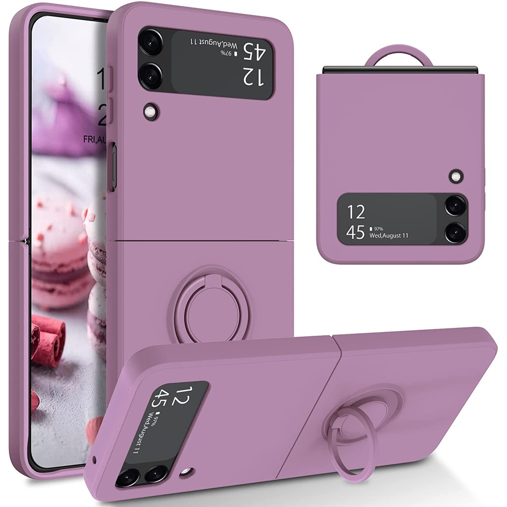 Ốp điện thoại Samsung Galaxy Z Flip 3 Flip 4 Flip 5 Liquid Silicone ...