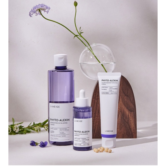 Bộ sản phẩm dưỡng da LANEIGE PHYTO-ALEXIN AMPOULE & CREAM KIT | Shopee ...