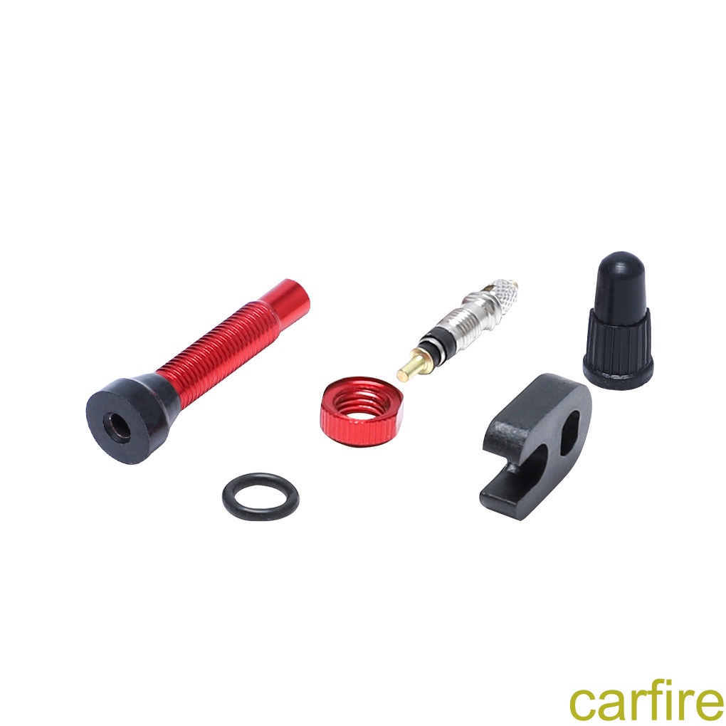 [ff86]2 pcs/set Bike Tire Air Valve Tubeless Wheel Valve Kit with ...